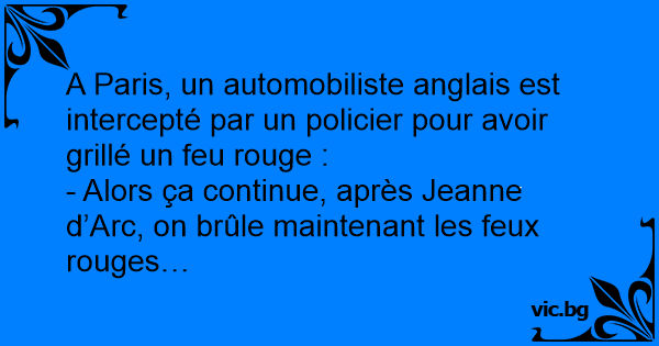 A Paris, un automobiliste anglais est intercepté par un policier pour ...