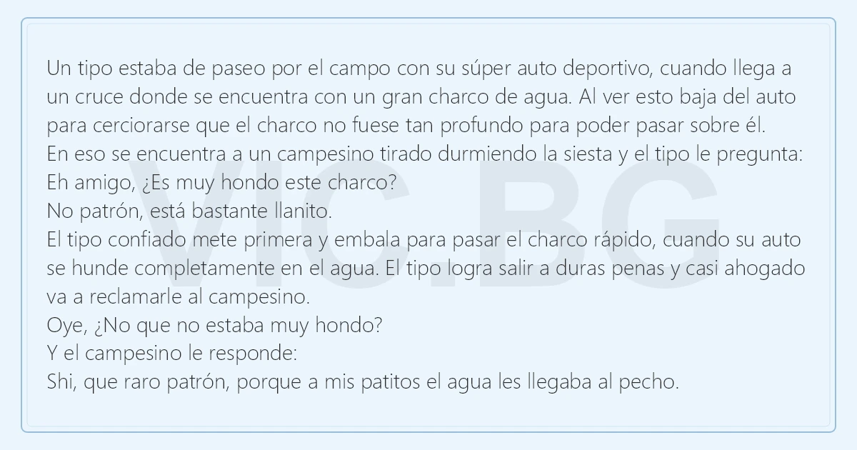 Un tipo estaba de paseo por el campo con su súper auto deportivo ...
